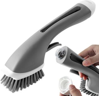 Generico Verschlei&szlig;feste B&uuml;rste f&uuml;r den Haushalt, B&uuml;rste zum Reinigen von von Fliesen, f&uuml;r Badewanne, Wohnung, Boden, T&ouml;pfe, Haus, Arbeitsplatte