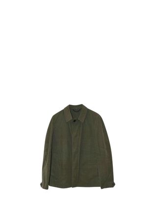 Burberry Prorsum Khaki Cotton Harrington Jacket Size L