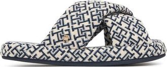 Tommy Hilfiger Hausschuhe Th Feminine House Shoes Monogram FW0FW09631 Creme
