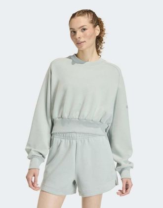 adidas adidas Performance - Soft Lux - Sweat ample - Sauge &eacute;clatant-Vert