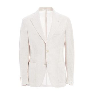 Eleventy Giacca Monopetto Ss23 Blazer - - Jackets - Herren - Beige - 2XL