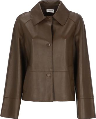 P.A.R.O.S.H. P.a.r.o.s.h., Femme, Vestes, Brun, Taille: 38 FR Maciock Jacket