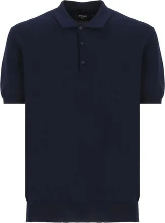 K-Way Homme, Tops, Bleu, Taille: XL Polo en maille de coton Pleyne