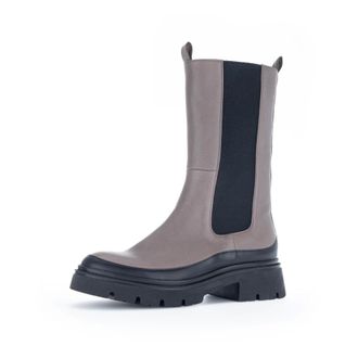 Gabor Femme, Chaussures, Gris, Taille: 40 1/2 EU &Eacute;l&eacute;gantes Bottes Chelsea en Cuir Noir