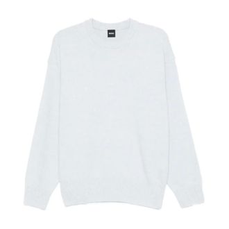 HUGO BOSS Homme, Pulls, Bleu, Taille: XL Crew Neck Knit Sweater