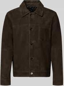 Strellson Regular Fit Jacke aus echtem Lammleder Modell FLINT