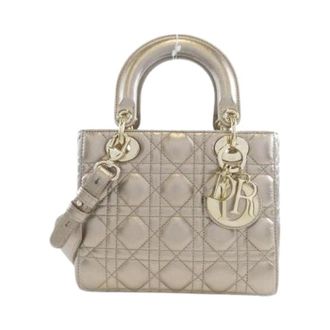 Dior Pre-owned My ABCDior Lady Dior Small Calf Handbag - - Pre-owned - Damen - Beige - ONE SIZE