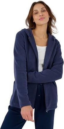 Damart Veste De D&eacute;tente Polaire Labellis&eacute;e Thermique Thermolactyl Femme Bleu Taille 42/44