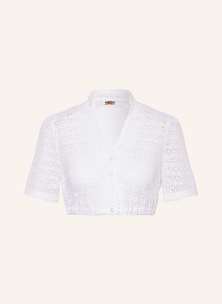 Berwin & Wolff Berwin & Wolff Dirndlbluse Aus Spitze weiss