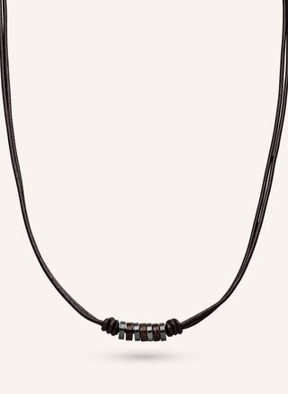 s.Oliver S.Oliver Halskette Aus Echtleder braun