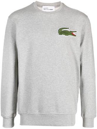 Comme Des Garçons x Lacoste sweat à patch logo - Gris