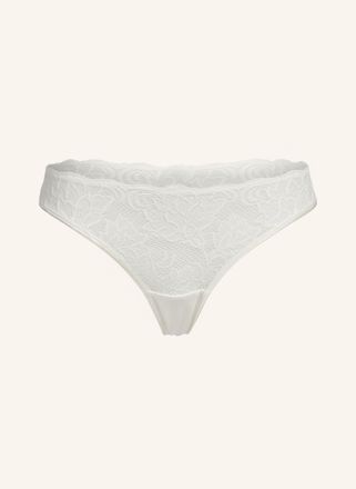 erlich textil Erlich Textil Emilia String Mit Spitze Aus Recyceltem Polyamid - Atmungsaktiv weiss