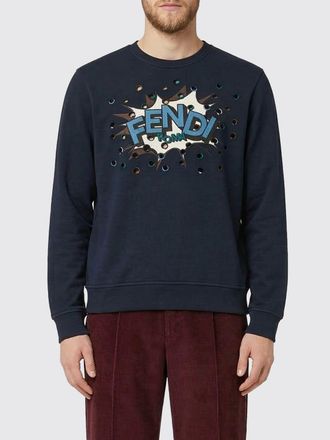 Fendi Sweatshirt FENDI Homme couleur Bleu