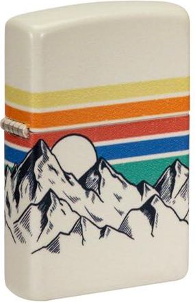 Zippo Sturmfeuerzeug - Mountain, 540°, Color Image - Nachfüllbar - Wiederverwendbar - Windfestes Design - Geschenkbox - Made in USA