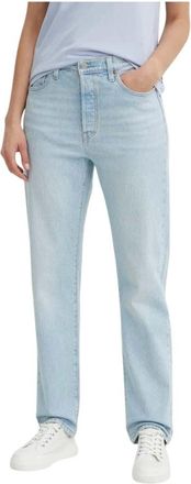 Levi's Femme, Jeans, Bleu, Taille: W24 L28 501 Crop