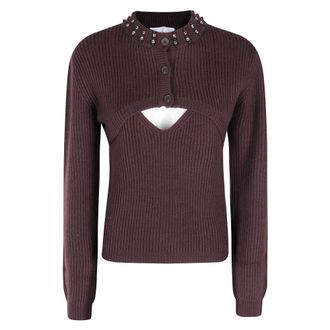 Isabelle Blanche Damen, Strickwaren, Braun, SGröße