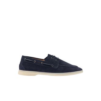 Scarosso Blau Wildleder - - Shoes - Herren - Blau - 42 1/2 EU
