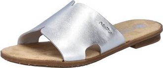 Rieker Mules pour Femme 64282, Argent Platine, 40 EU