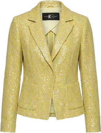 Luisa Cerano Damen Blazer aus Tweed