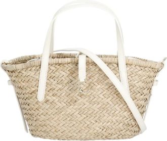 Coccinelle Femme, Sacs, Beige, Taille: ONE Size C-Me Summer Straw Shopper