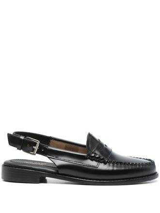 G.H. Bass & Co. mocassins Weejuns &agrave; bride arri&egrave;re - Noir