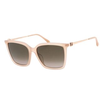 Jimmy Choo London Femme, Accessoires, Brun, Taille: ONE Size Lunettes de soleil en m&eacute;tal dor&eacute;
