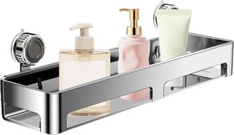 Generic Badezimmerregal Organizer - Wand montierte Lagerregale, Saugnapfbecher für Badezimmer, organisierte rostfreie Stahlregal, Organisation Rostproofhalter