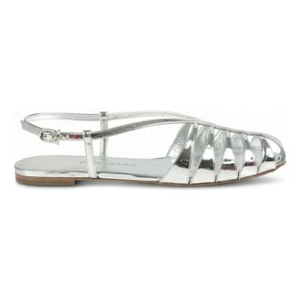 Ferragamo Femme, Chaussures, Gris, Taille: 39 EU Cage Sandal