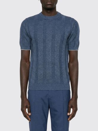 Brunello Cucinelli Pull BRUNELLO CUCINELLI Homme couleur Bleu Azur