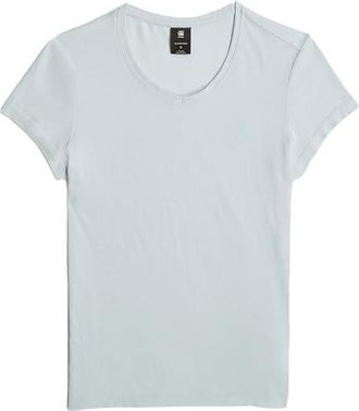 G-Star G-Star Femme Haut Eyben Slim V-Neck 2.0, Bleu (plein air D24533-4107-H001), L