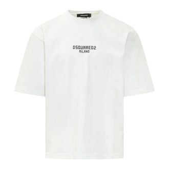 Dsquared2 Herren, Oberteile, Wei&szlig;, MGr&ouml;&szlig;e