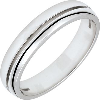 Edenly Trauring Olympia - Kleines Modell - Weissgold