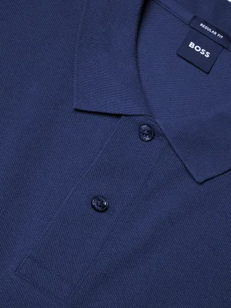 HUGO BOSS Cotton Polo Shirt - Blue