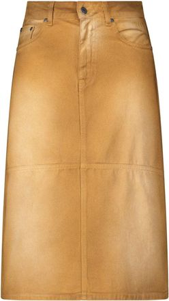 Msgm Midirock aus Denim