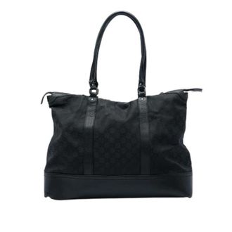 Gucci Pre-owned Vintage Canvas Tote - - Pre-owned - Damen - Schwarzk - ONE SIZE