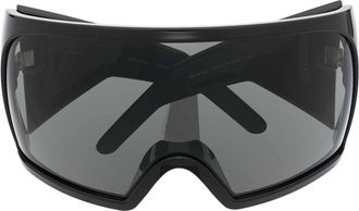 Rick Owens Sonnenbrille - Schwarz