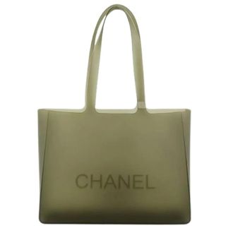 Chanel Pre-owned Gummistoff-Tasche - - Pre-owned - Damen - Gr&uuml;n - ONE SIZE