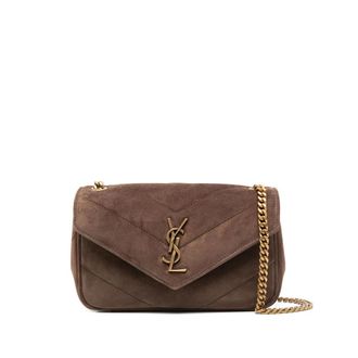 Saint Laurent Mini Loulou Logo-patch Cross Body Bag