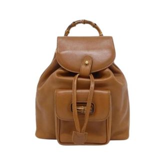 Gucci Pre-owned Vintage Rucksack - - Pre-owned - Damen - Braun - ONE SIZE