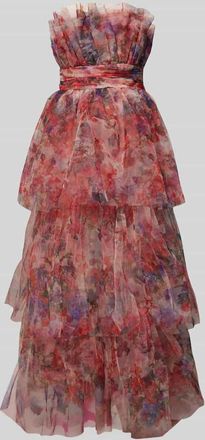 Lace & Beads Abendkleid im Stufen-Look