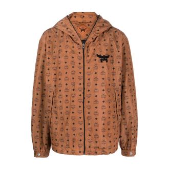 MCM Mcm, Homme, Vestes, Brun, Taille: M Coupe-vent &agrave; imprim&eacute; monogramme