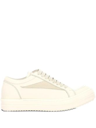 Rick Owens baskets lac&eacute;es &agrave; empi&egrave;cements - Tons neutres