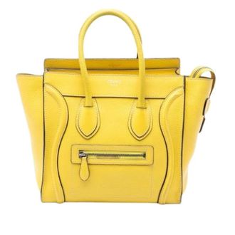 Celine Pre-owned Micro Luggage Tote - Femme - Pre-owned - Jaune - Taille: ONE Size