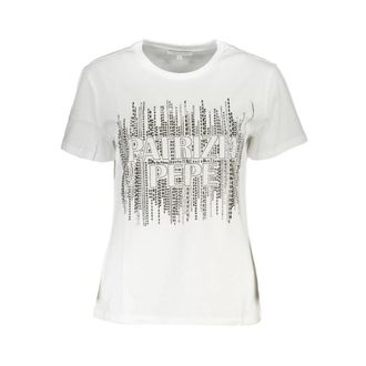 Patrizia Pepe Crew Neck T-Shirt - - Tops - Damen - Wei&szlig; - XS