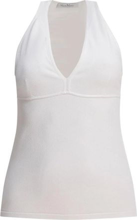 Max Mara Femme, Tops, Blanc, Taille: 42 FR Armida1234 Viscose Top