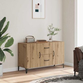 vidaXL Buffet ch&ecirc;ne artisanal 100x36x60 cm bois ding&eacute;nierie - Vidaxl