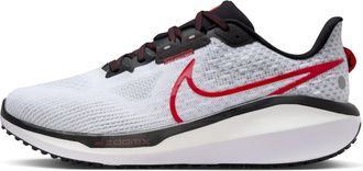 Nike Nike Vomero 17 Herren Straßenlaufschuh, White/Black-Fire Red-Platinum Tint, 45.5 EU