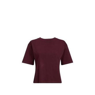 Suncoo Top droit col rond en coton