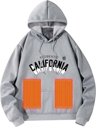 Generic Sweat a Capuche Homme Sweatshirt Hooded Sweats &agrave; Capuche Homme, Mod&egrave;le Hiver sans Batterie, Id&eacute;al pour Les Journ&eacute;es Froides