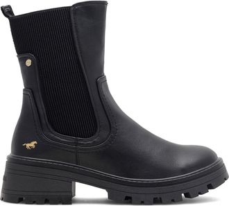 Mustang Jeans Stiefeletten Mustang 1469-501 Schwarz